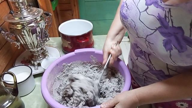 Первый этап/делаю заварку для ржаного хлеба