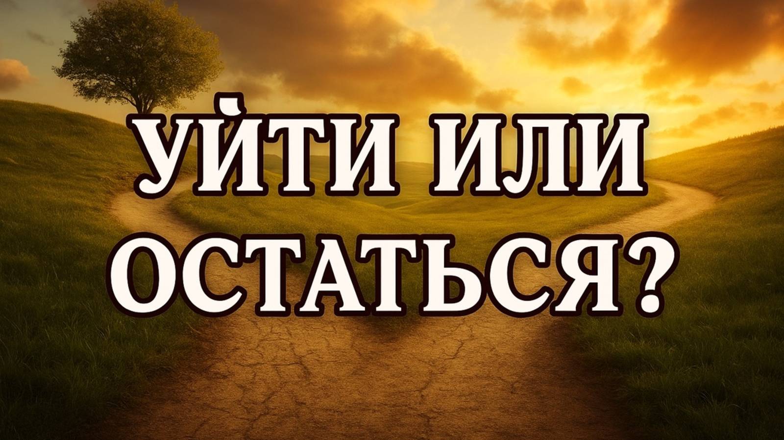 УЙТИ ИЛИ ОСТАТЬСЯ? гадание на таро Tarot Reading