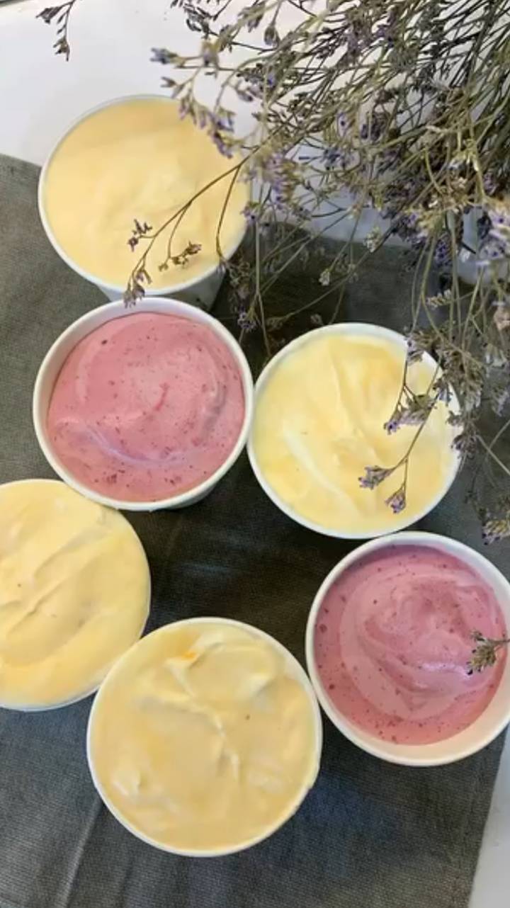 СЛИВОЧНОЕ МОРОЖЕНОЕ С ВИШНЕЙ🍒