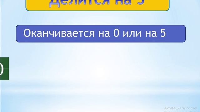 Признаки делимости на 2, 5, 10