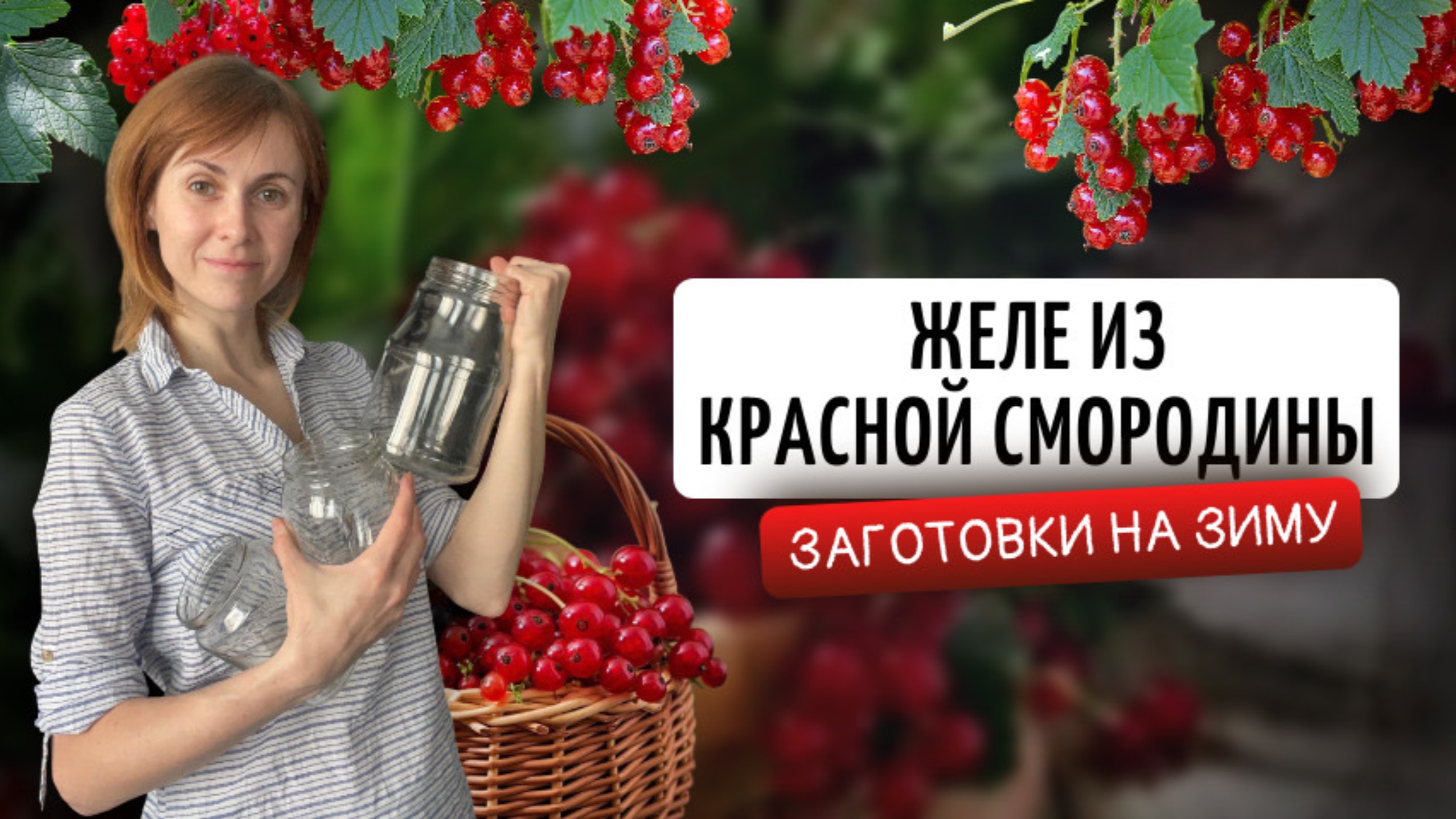 Желе из красной смородины | Заготовки на зиму своими руками