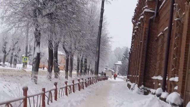 Новогодняя прогулка в городе Шуя