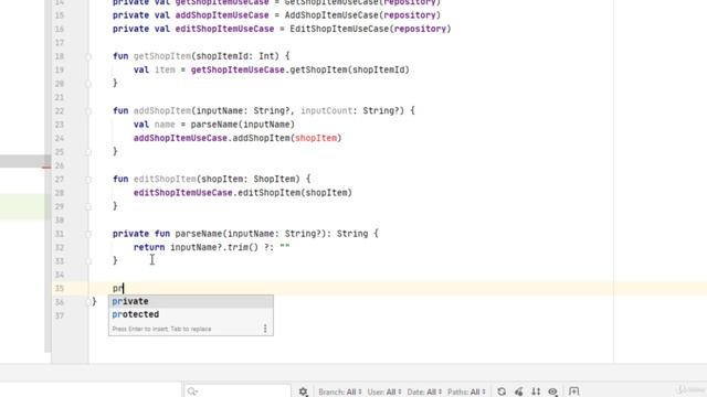 2. Создание ShopItemViewModel