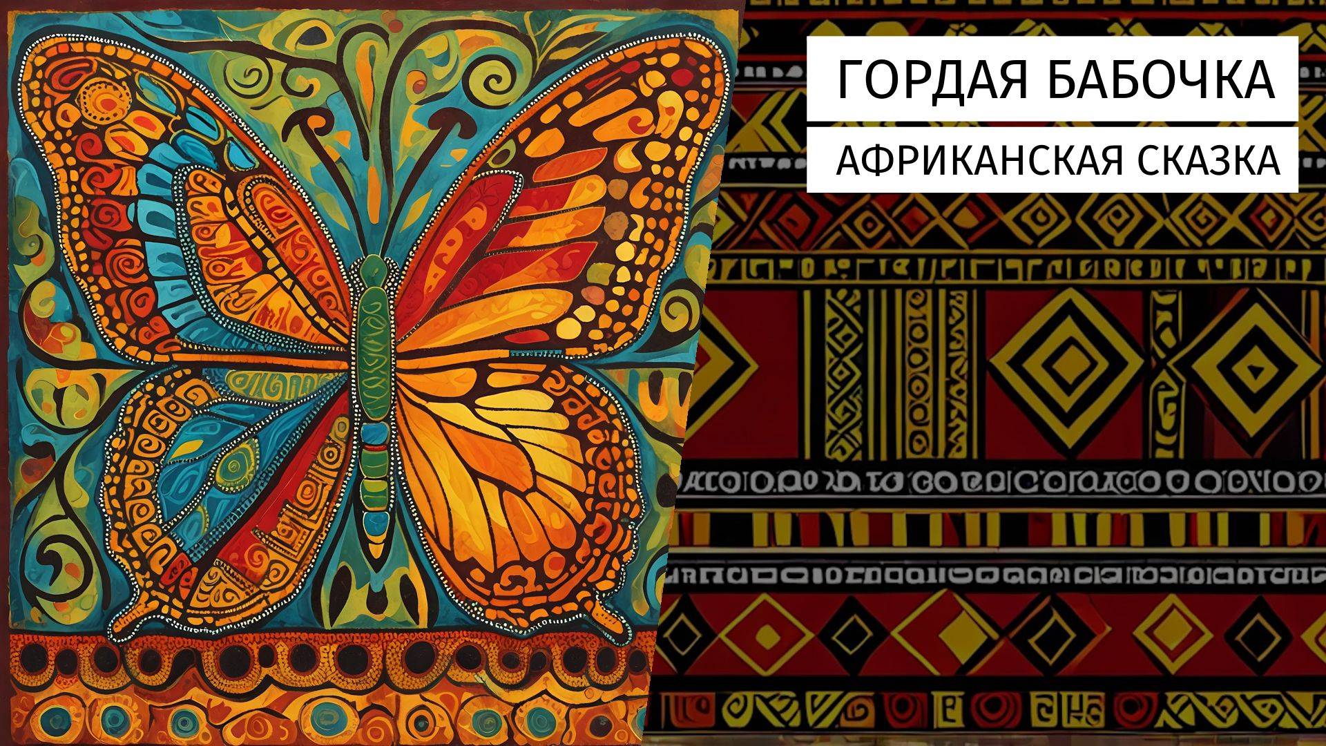 Гордая бабочка. Африканская сказка.