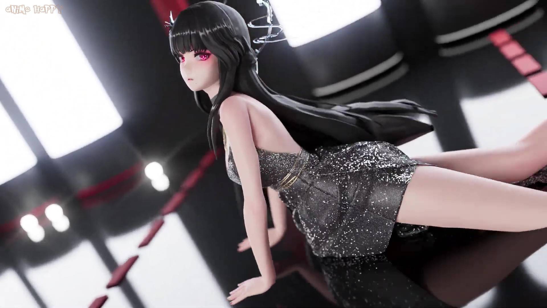 Соблазнительная красотка【Blue Archive】 【MMD】