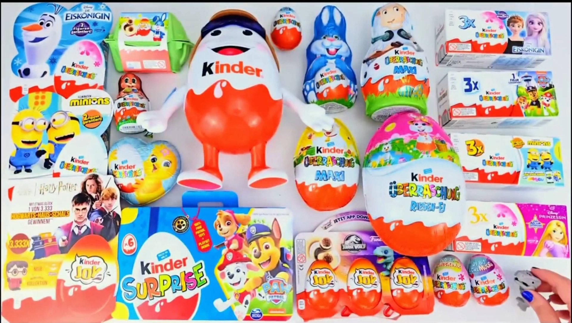 АСМР РАСПАКОВКА Киндер Сюрприз яйца 🥰