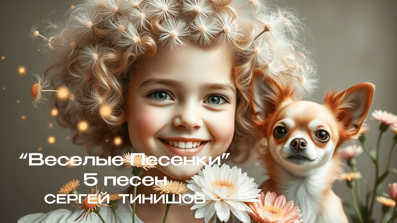 Веселые Песенки
(5 детских песен на мои стихи)