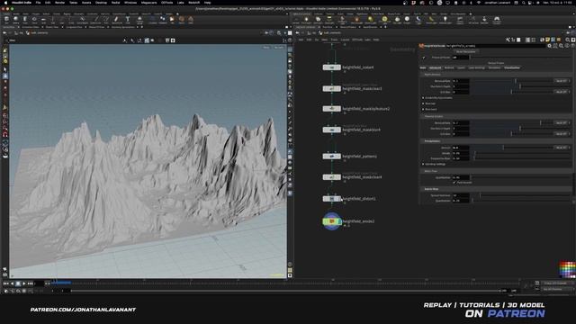 Ice Growth Part 1 - Houdini & Redshift