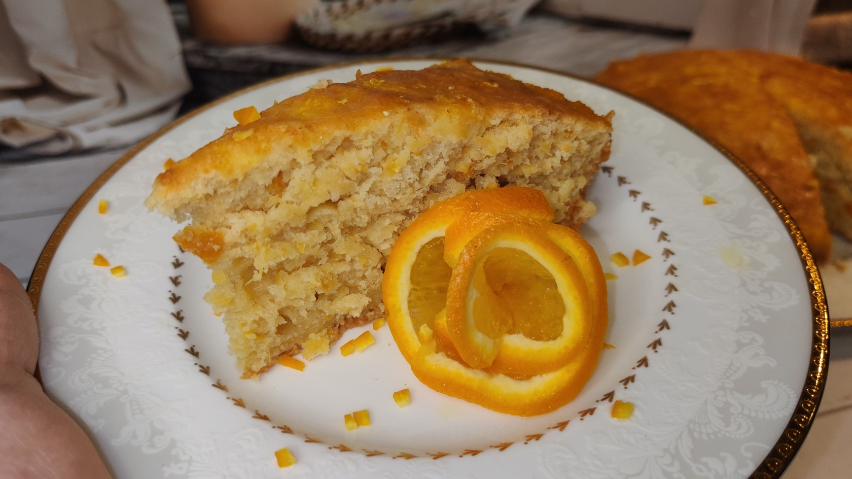 Апельсиновый пирог! Куда девать жмых от апельсинов, после приготовления лимонада.