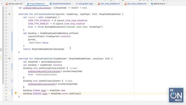 18.Использование Data Binding внутри адаптера RecyclerView