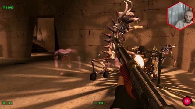 Serious Sam HD: The First Encounter (Hard Mode) #4 Секретная ракетница не очень...(