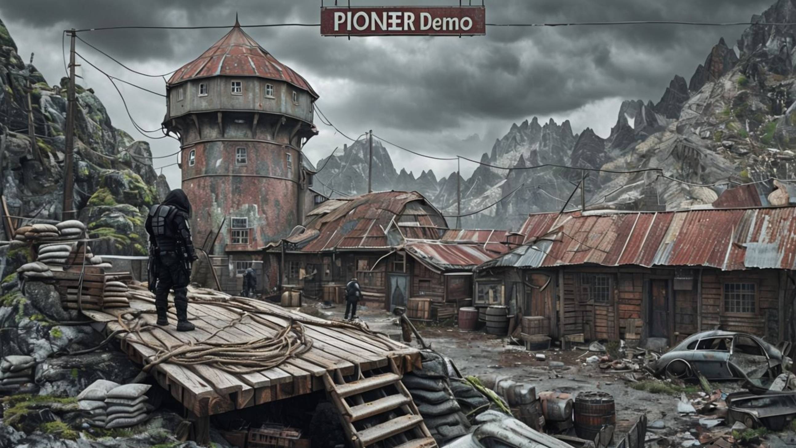 PIONER Demo №3 Режим "ИгрОбзор" 4k 60к/с - Бродячий перевал. #pioner #pionergame