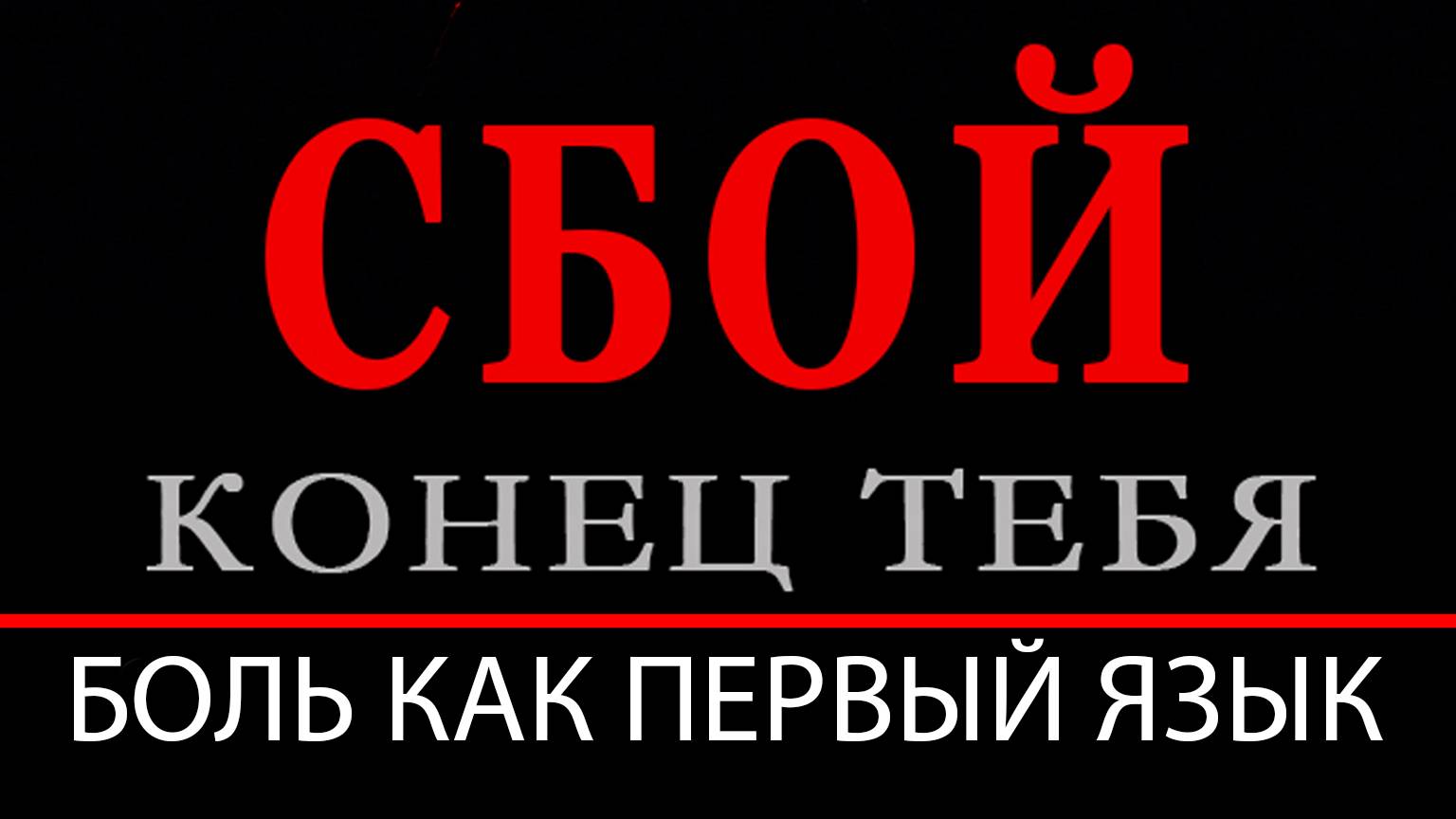 СБОЙ. КОНЕЦ ТЕБЯ. РАЗДЕЛ 2: БОЛЬ КАК ПЕРВЫЙ ЯЗЫК. Аудиокнига. Евгений Миненко