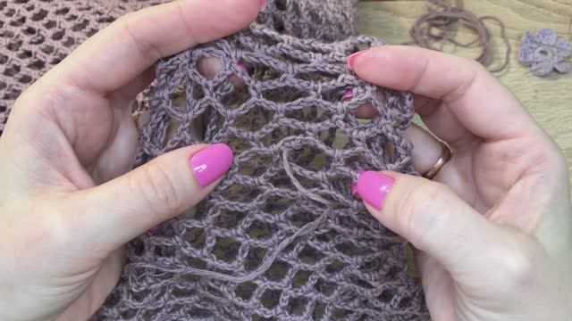 КАК НЕ ЗАМЕТНО И НАДЕЖНО УБРАТЬ КОНЦЫ НИТЕЙ В ЛЮБОМ ХЛОПКЕ