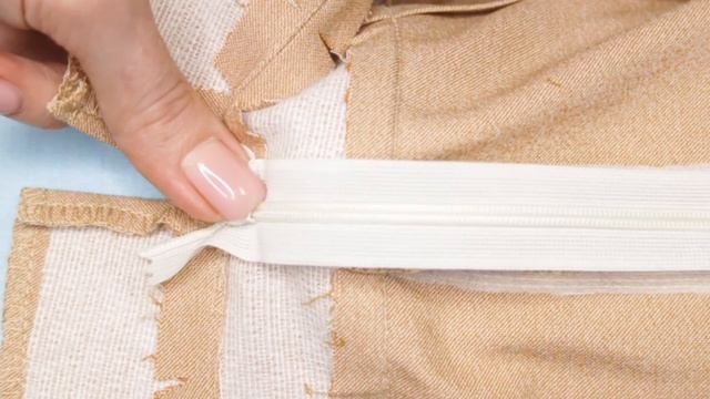 Пошив юбки: Потайная молния часть 1