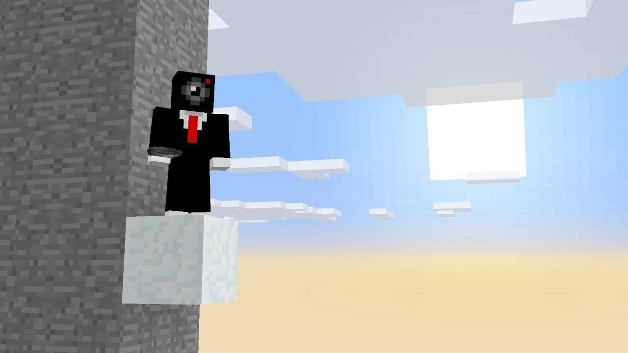 новый способ взобраться на стену в версии 1.17