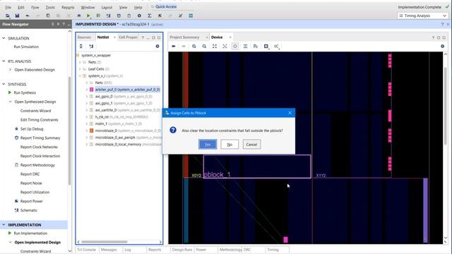 FPGA начального уровня :: Часть 5.1 :: Подключение портов и размещение проекта на кристалле