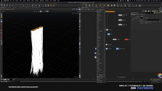 Hair Beauty Simulation - Houdini & Redshift