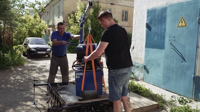 Гусеничный дрон для грузов Е18М