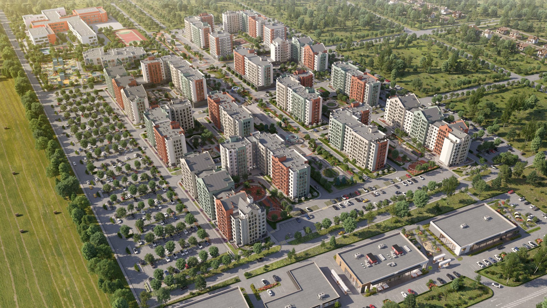 Жилой комплекс "Цветной бульвар" в Краснодаре