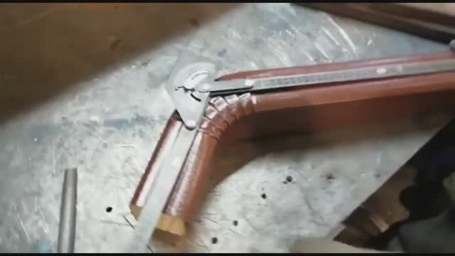 Как изготовить гофроколено прямоугольное сечения за 12 секунд?