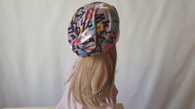 Бини двухслойная хб трикотаж с волосами арт.112284тр