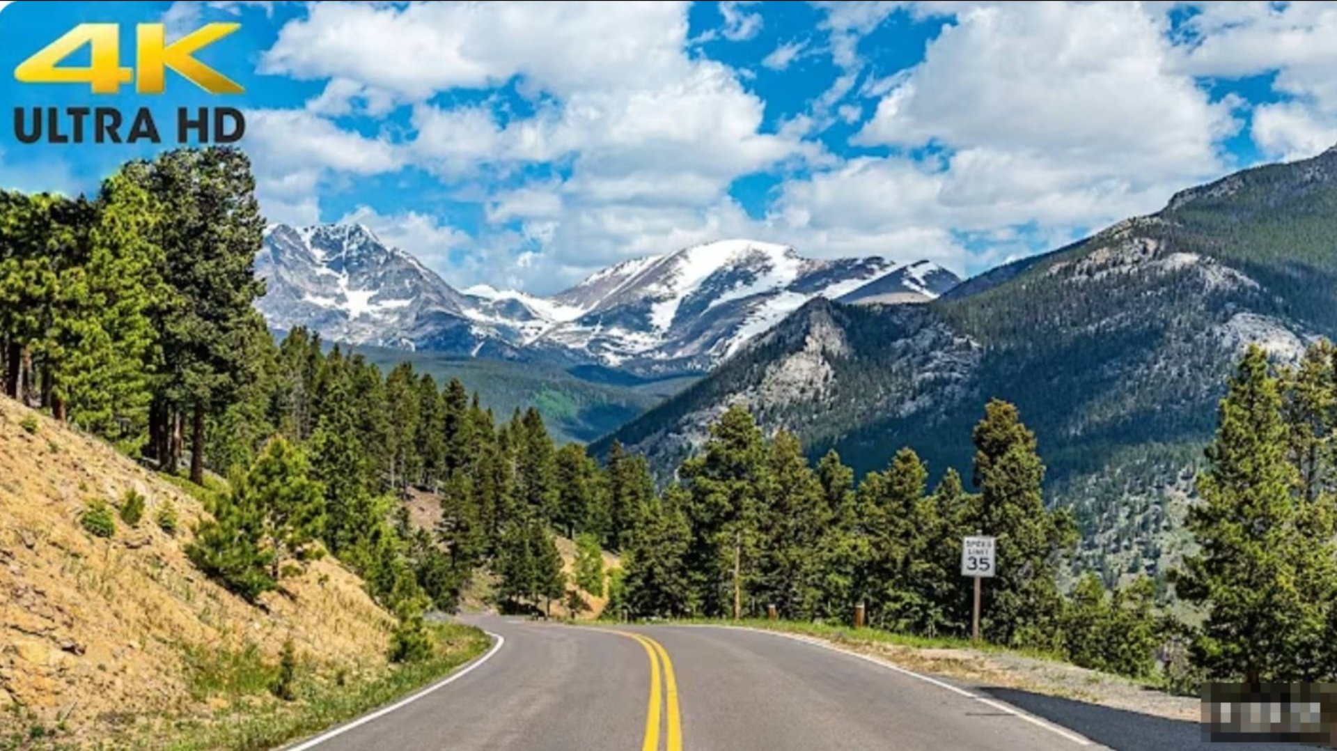 🚗 SmartTV 4К ➤ Национальный парк Роки-Маунтин, Колорадо! UHD 60fps