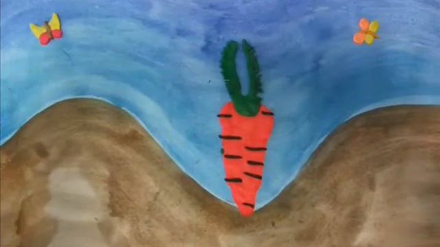 Сидит девица в темнице, а коса на улице. Мультфильм