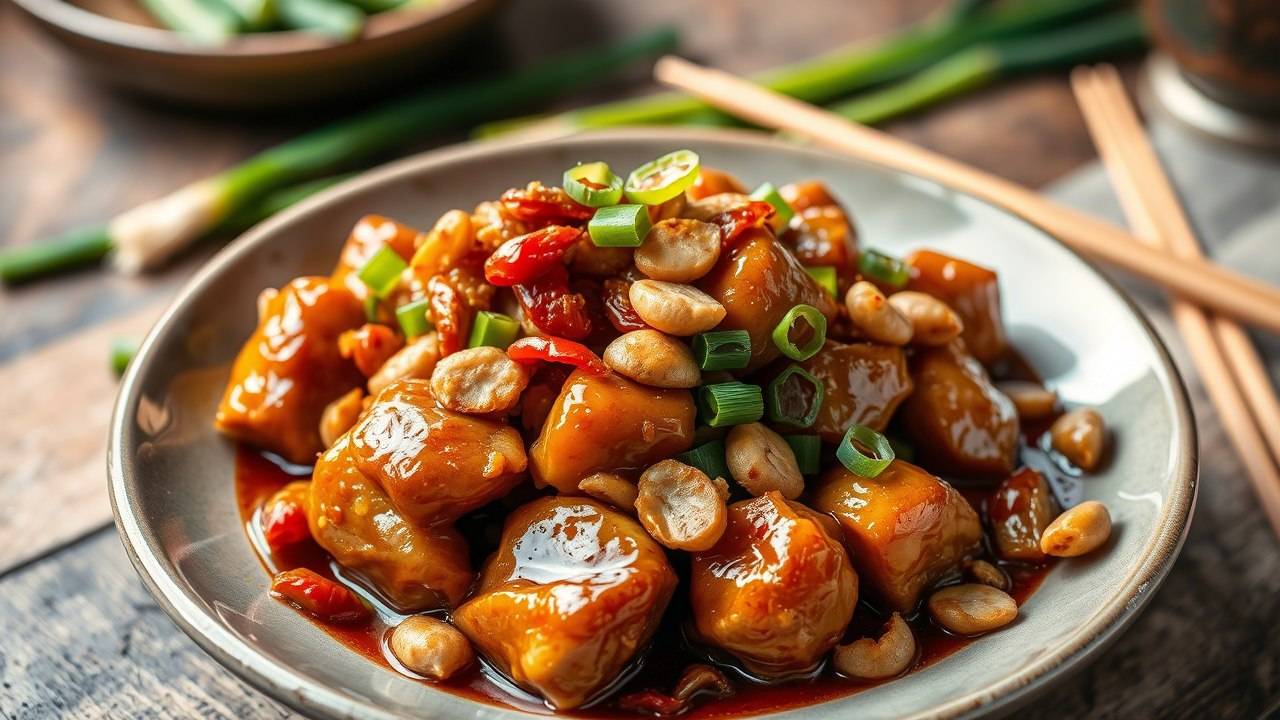 Острое искушение Курицы Кунг Пао: попробуйте — и Вы влюбитесь с первой вилки!