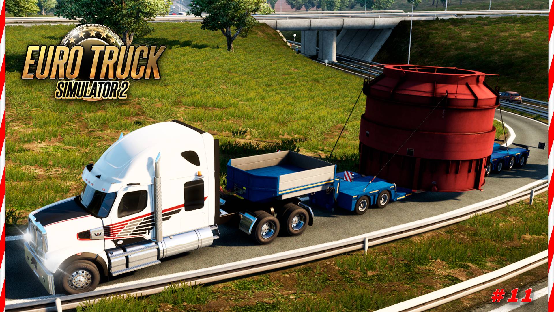 Euro Truck Simulator 2 | Негабаритный груз #11 | PXN v10pro Direct Drive
