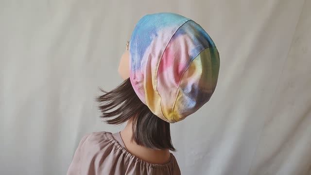 Бини Улитка однослойная хб трикотаж с волосами 112287тр