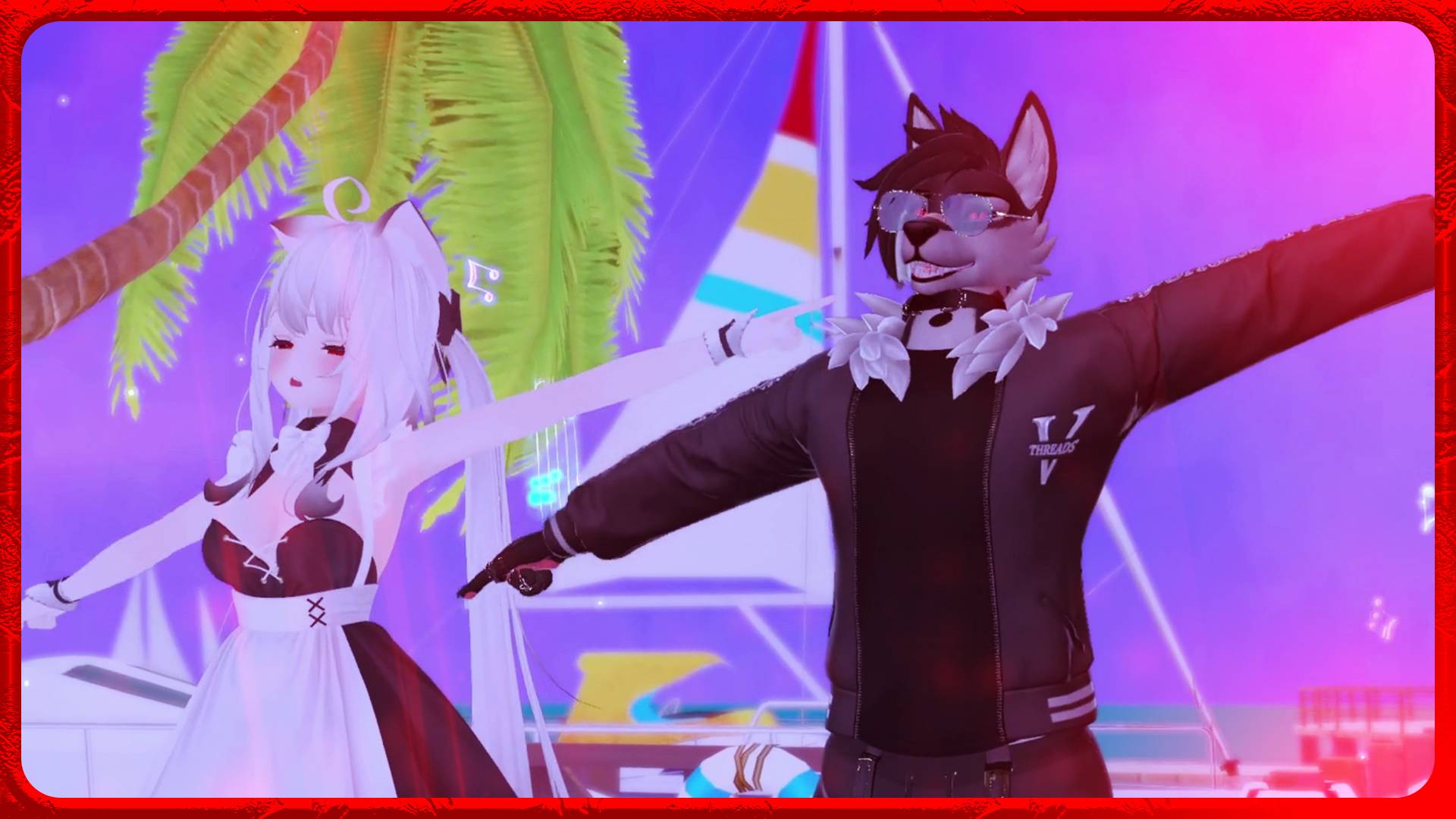 🐺 Роско исполняет 【MMD】Alstroemeria Records - BAD APPLE!!