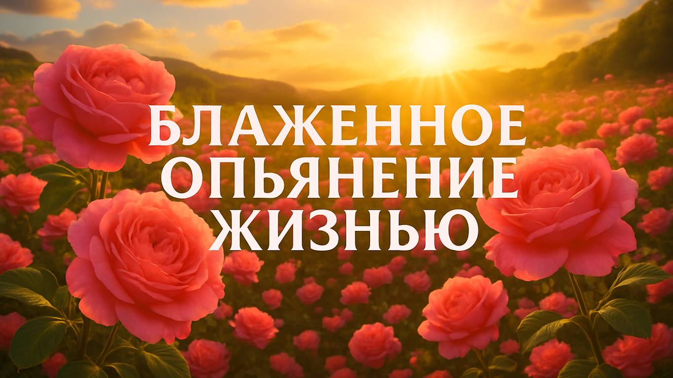 Блаженное опьянение Жизнью. Повысьте уровень своего счастья.