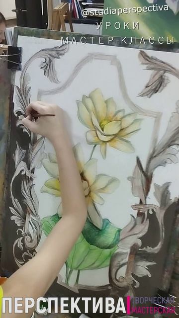 РАБОТЫ УЧАЩИХСЯ: ЖЁЛТЫЕ ЦВЕТЫ | Подготовка к 8 марта