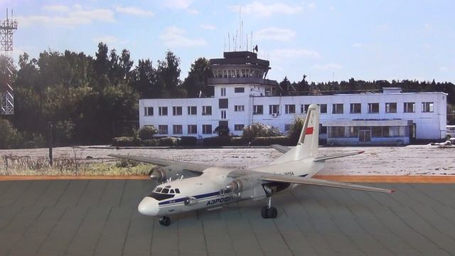 Действующая стендовая модель Ан-26.