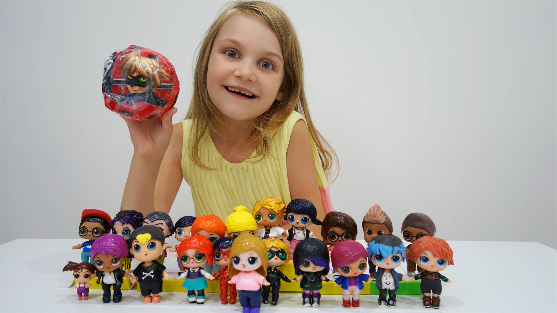 Кукла ЛОЛ Габриэль Агрест из Леди Баг | Самодельный шар-сюрприз!