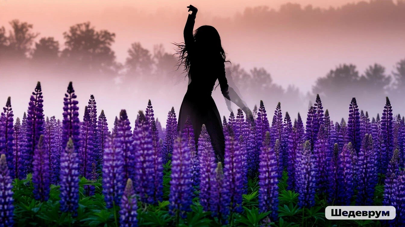 Доброе утро! Леди Гага. Люпины