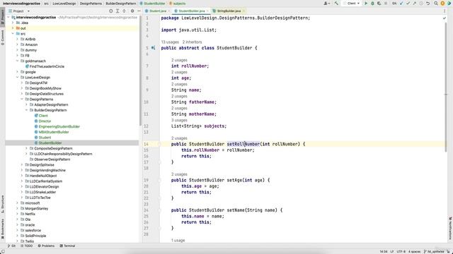 21. Builder Design Pattern