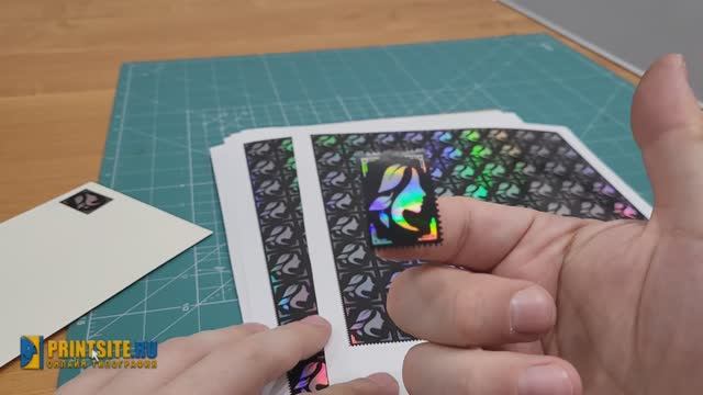 Голографические декоративные почтовые марки от ПАЛАДИН по индивидуальному заказу