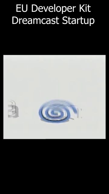 EU Developer Kit Dreamcast Startup #shorts #dreamcast #sega