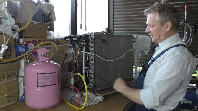 Как найти и устранить утечку фреона во внешнем блоке #泄漏测试 #leak test