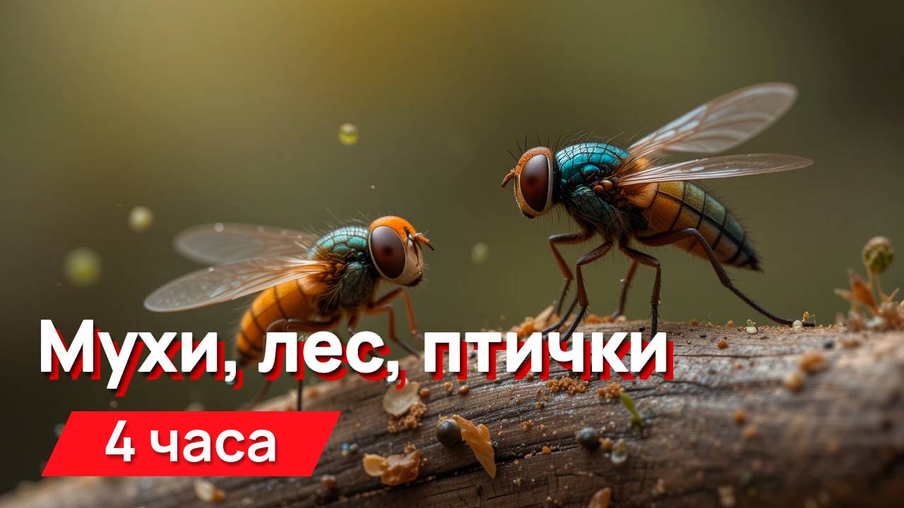 Звуки для соседей - мухи, лес, птички