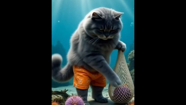 Мася готовит полезный, наисвежайший салат из морепродуктов