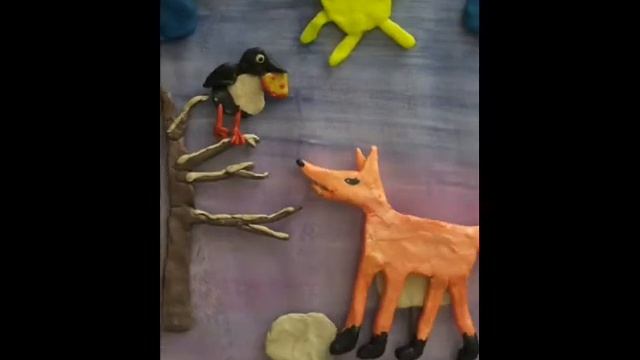 Ворона, лиса и сыр. Мультфильм