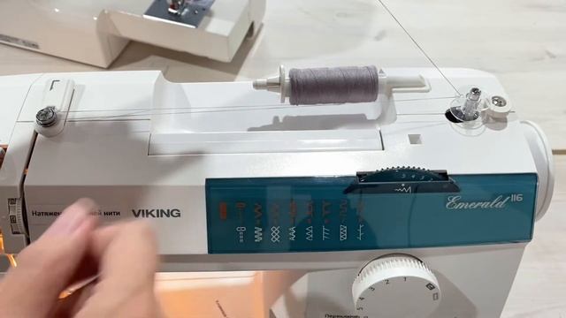 Намотка шпульки в швейной машине