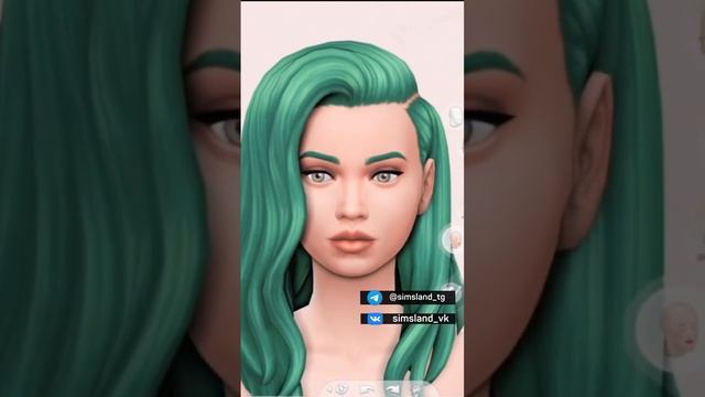 Sims 4 Красивый макияж сима в CAS