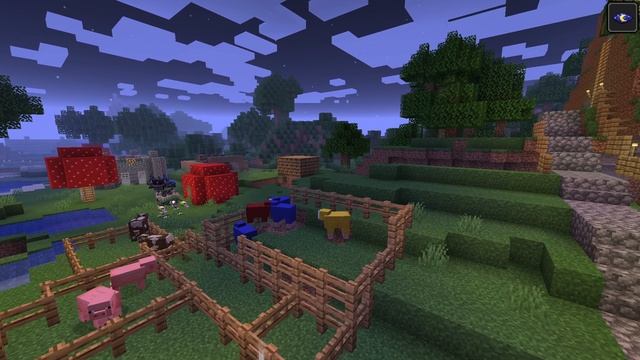 обзор на мир майнкрафта выживание где я играю! (то что я в креате или в наблюдателе просто обзор)