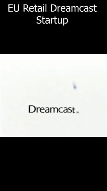 EU Retail Dreamcast Startup  #shorts #dreamcast #sega