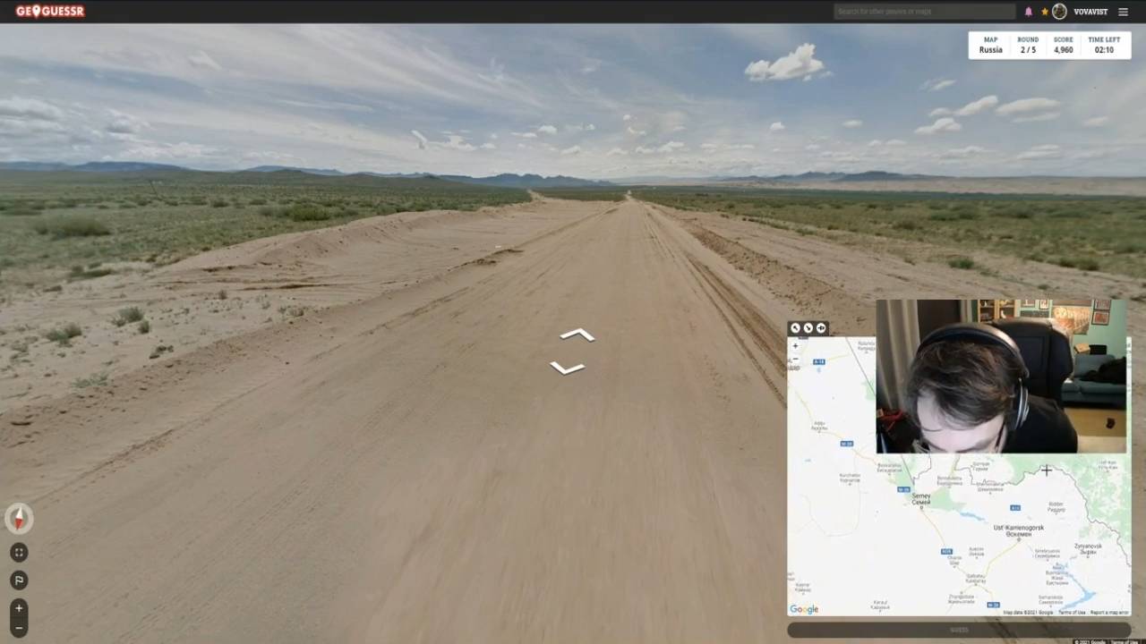 Maddyson - играет в GeoGuessr против Жмиля