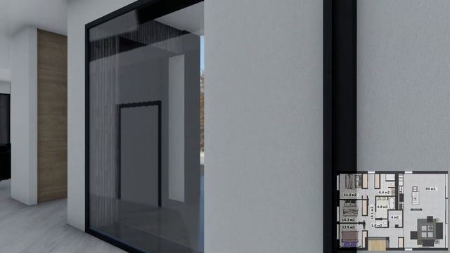 Проект дома в стиле хайтек до 150 кв м